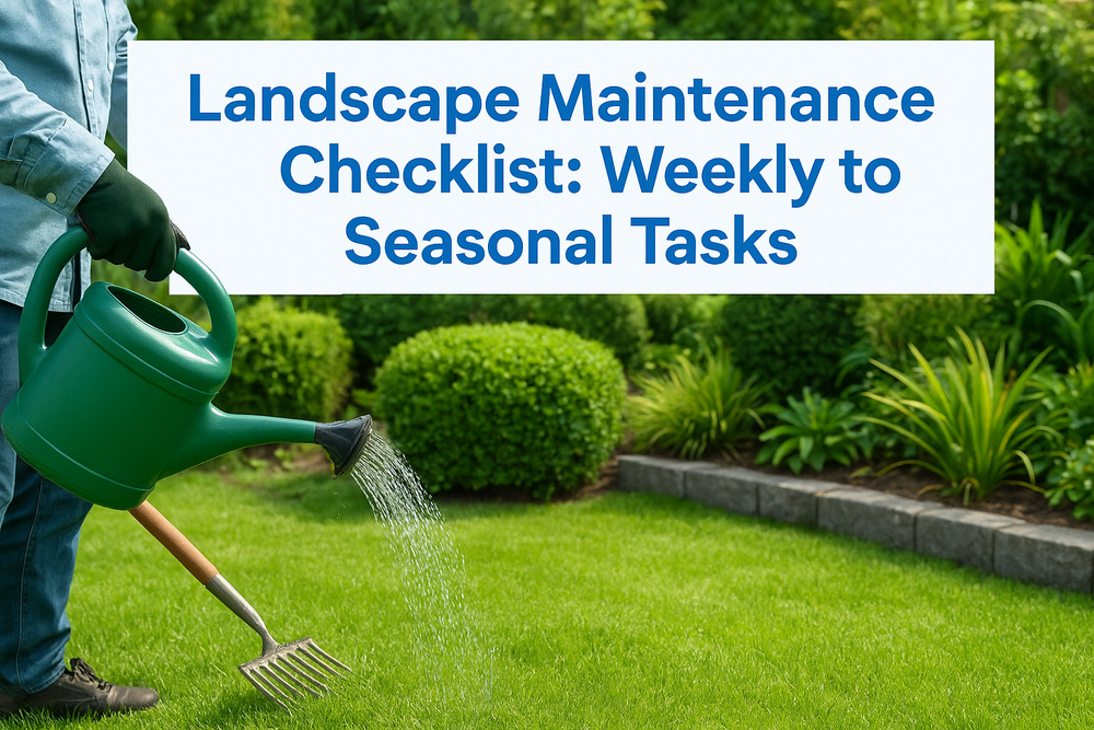 Landscape Maintenance Checklist: Weekly to Seasonal Tasks | Konzept Garden