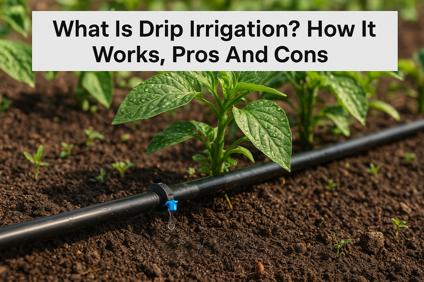 What Is Drip Irrigation? How It Works, Pros And Cons | Konzept Garden