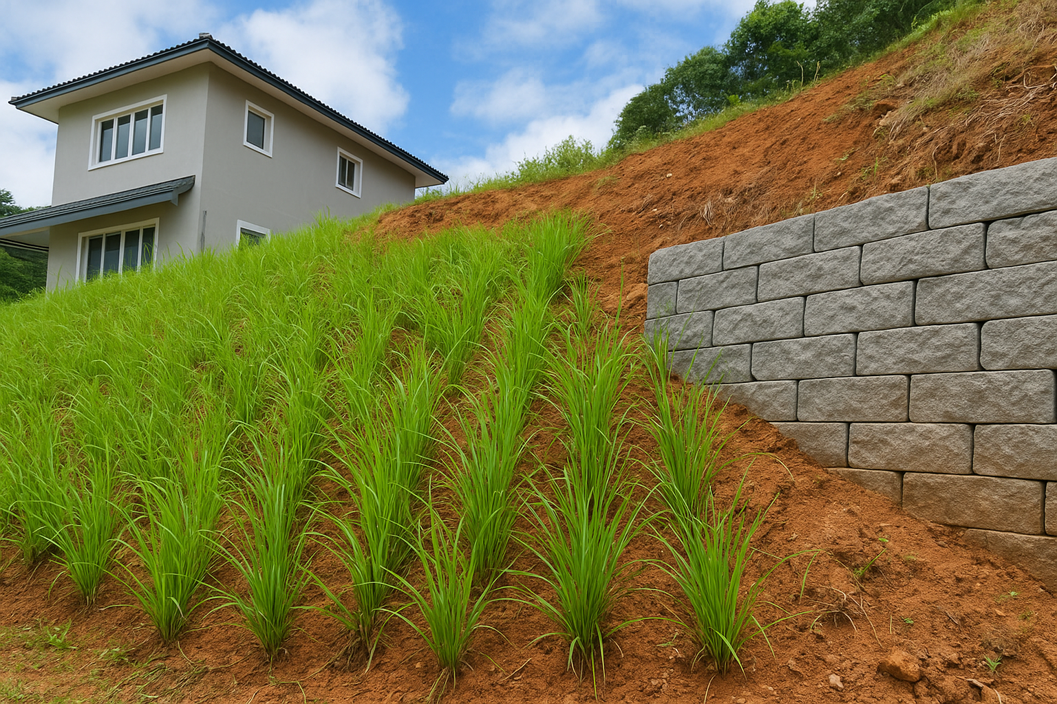 What Is Slope Stabilization? Methods, Benefits, And Costs | Konzept Garden